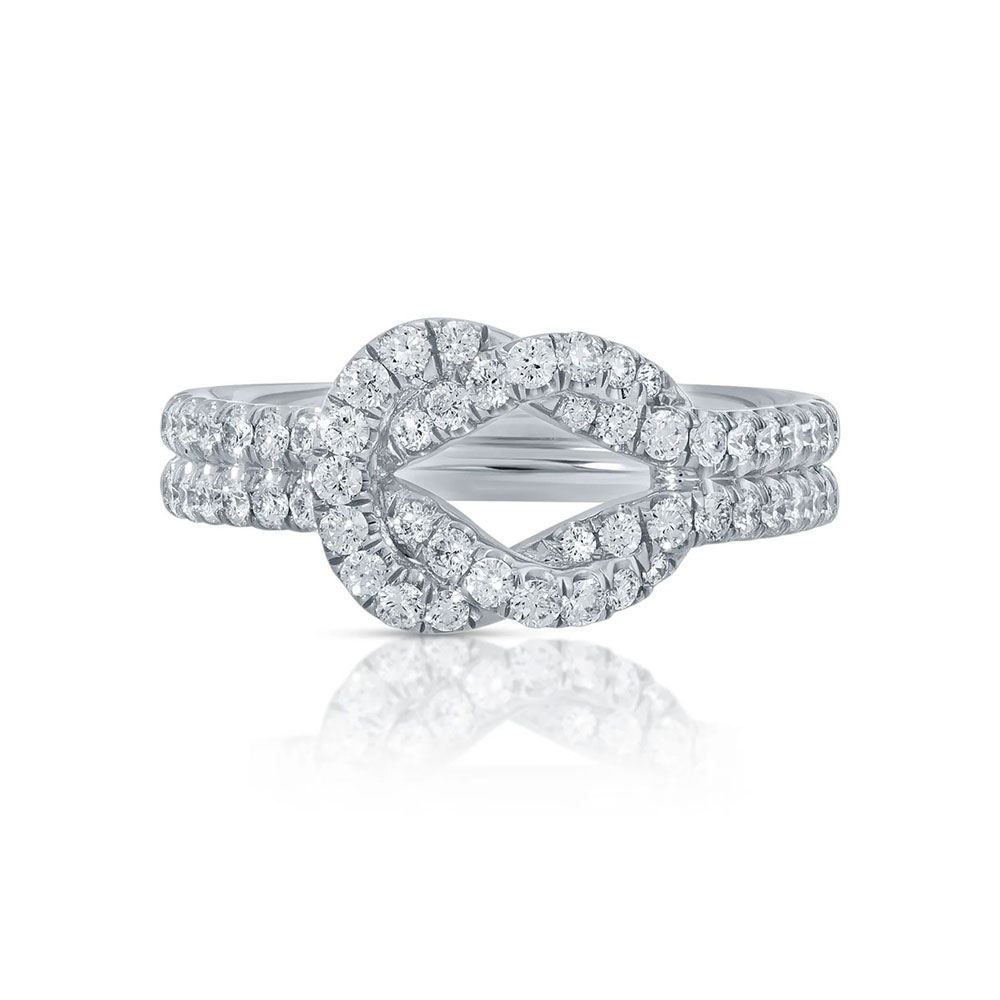 Classic Diamond Knot Ring | Temple & Grace Singapore
