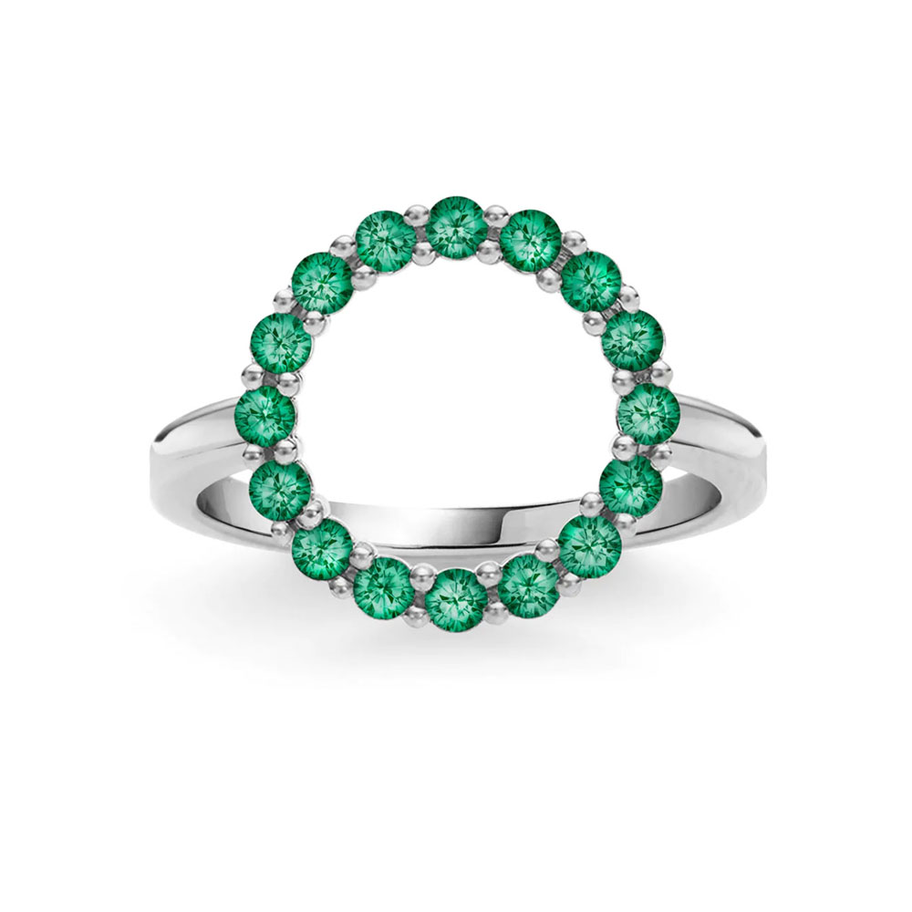 Infinity Emerald Ring | Temple & Grace Singapore