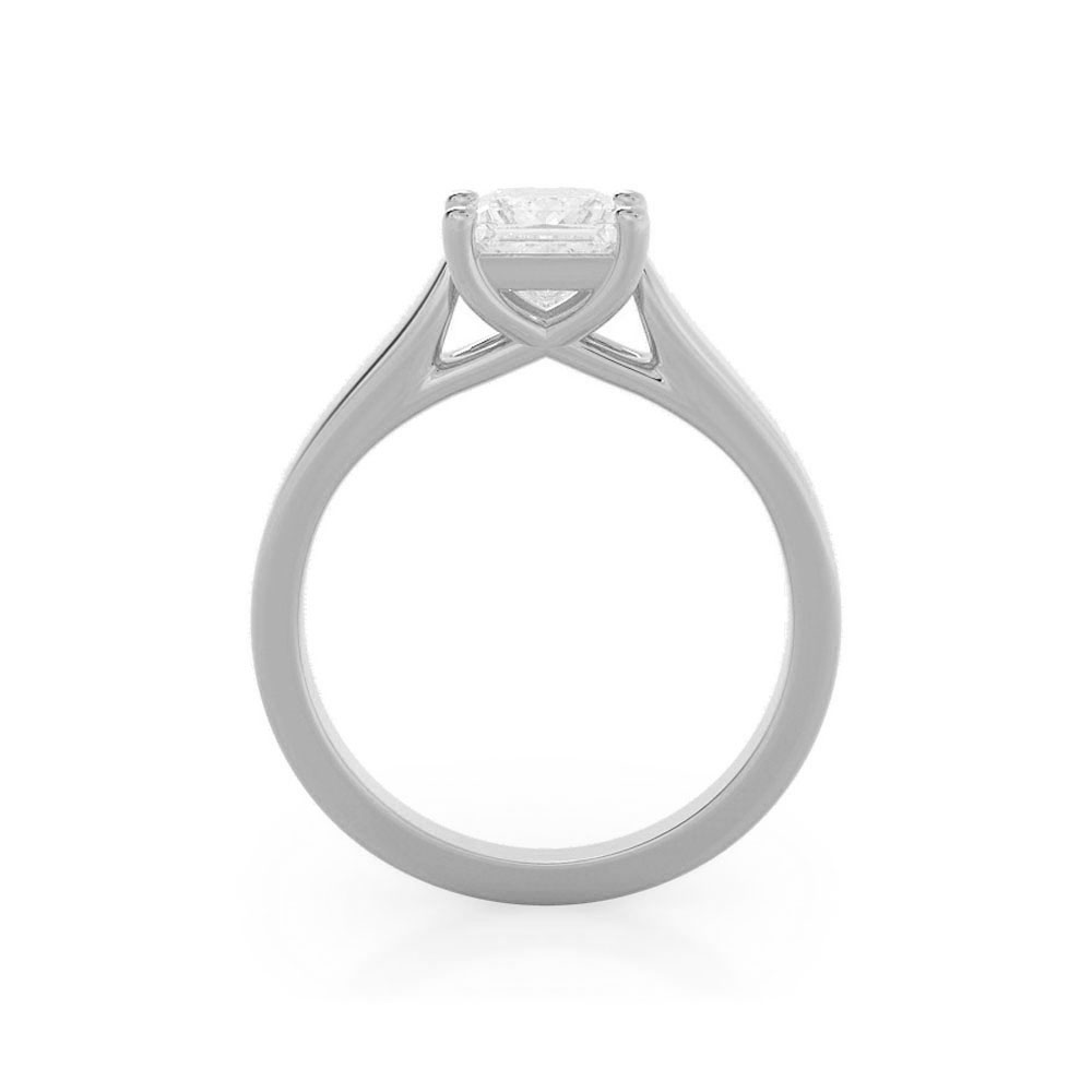 Square diamond engagement ring | Temple & Grace Singapore